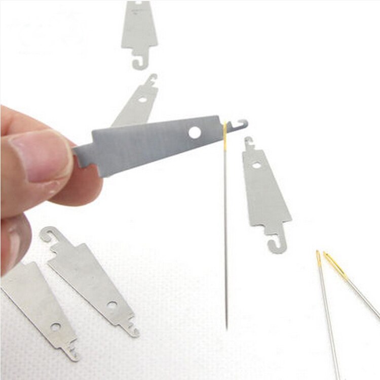 stainless steel needle threader threaders stitch i... – Grandado