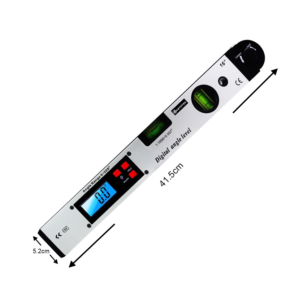 0-225 Degree Digital Angle Finder Gauge 400mm Test... – Vicedeal