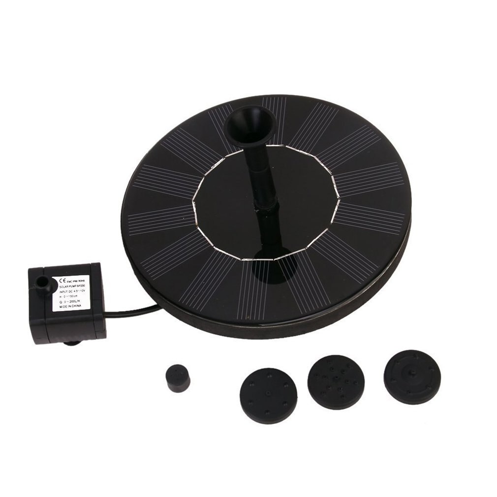 Runde Solar- Tafel Solar- Schwimm Brunnen Solar- K... – Grandado