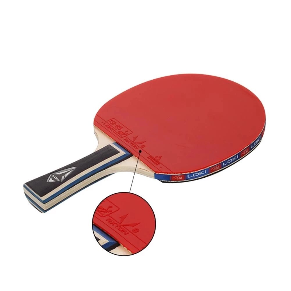 2pcs Table Tennis Rackets Set 5 Layers Pure Wood W... – Grandado
