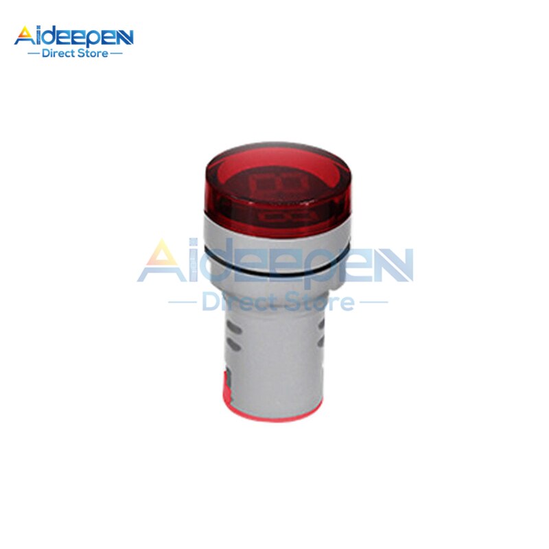 22MM AC 20-500V Round Mini LED Digital Display AC ... – Vicedeal