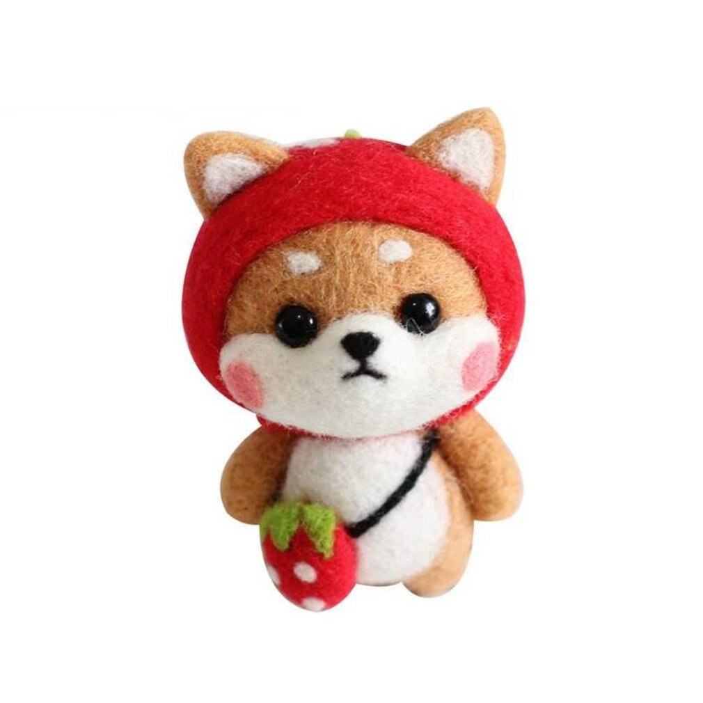 Cute Dog Pet Toy Doll Wool Felt Poked Kitting Non-... – Vicedeal
