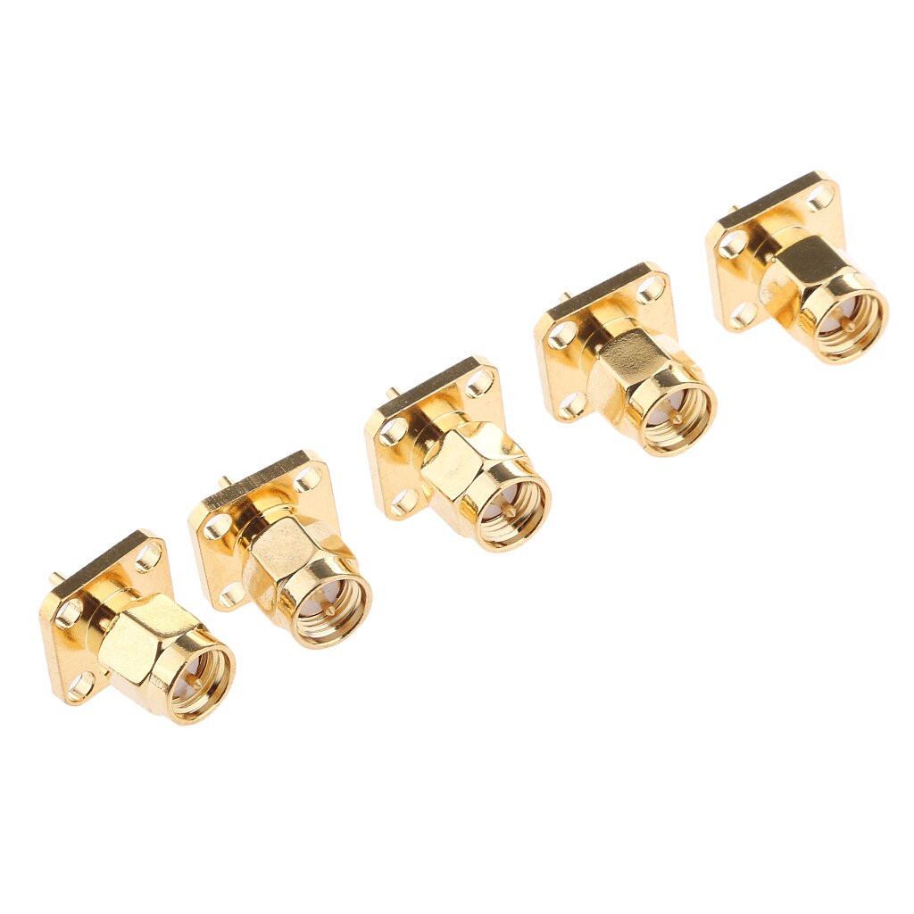10Pieces SMA Male Jack Chassis Flange Panel Mount ... – Vicedeal