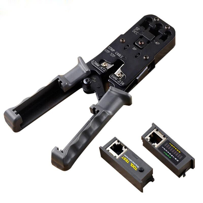 RJ45 Ratchet Kabel Crimper Tangen Snijgereedschap ... – Vicedeal