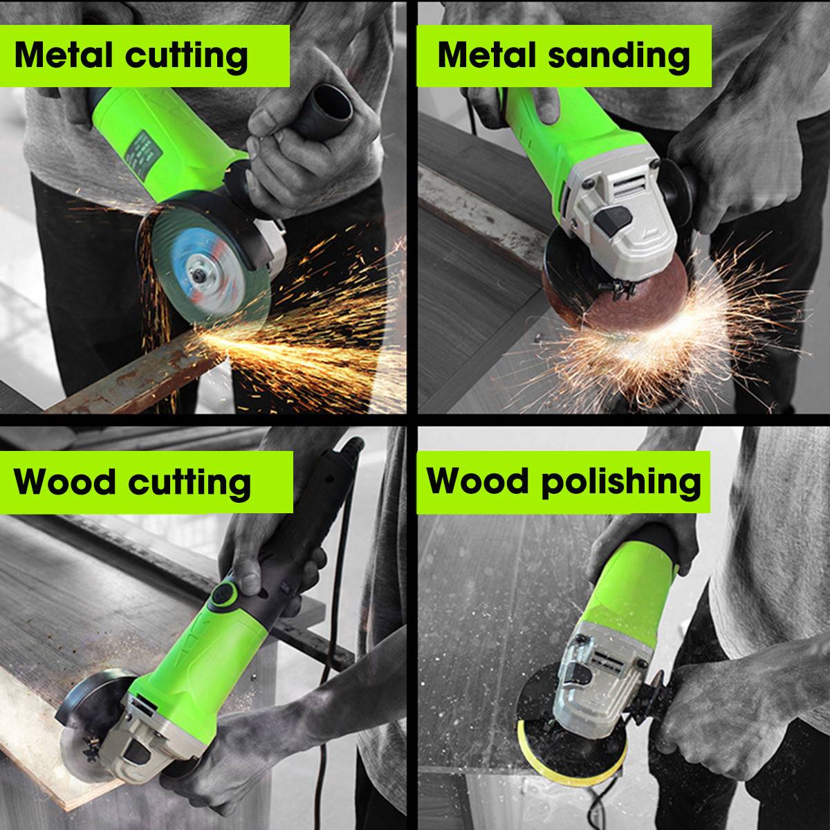 2000W Electric Angle Grinder 11000RPM 6 Speed Mach... – Grandado