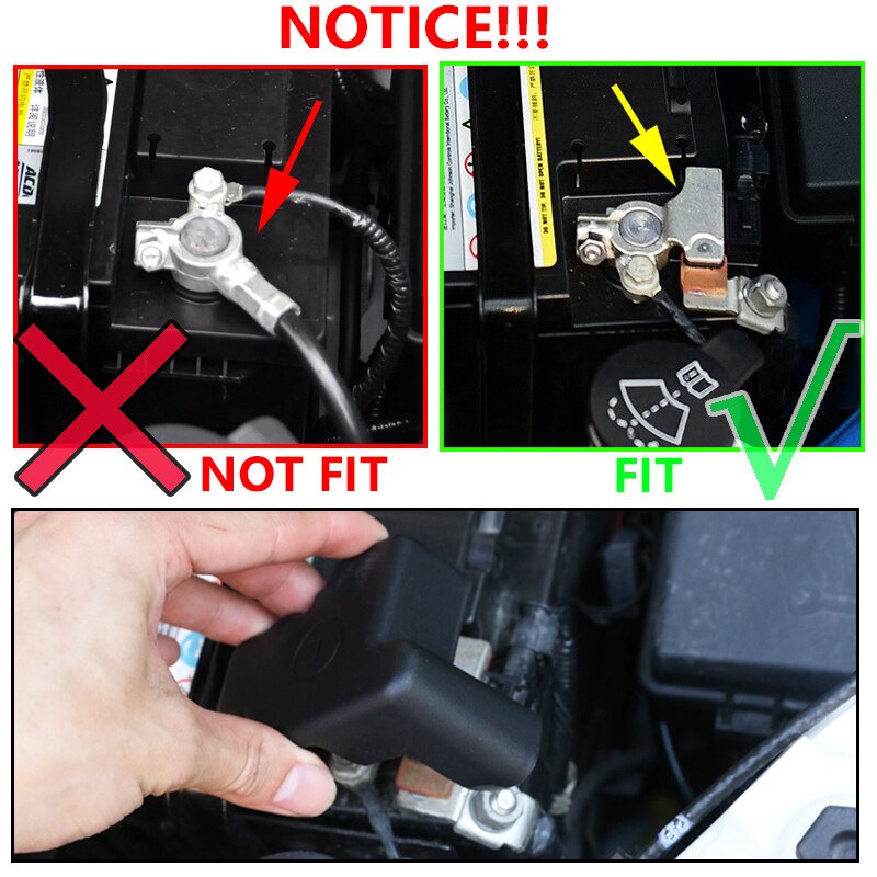 AX Car Engine Battery Anode Negative Cable Clamp T... – Grandado