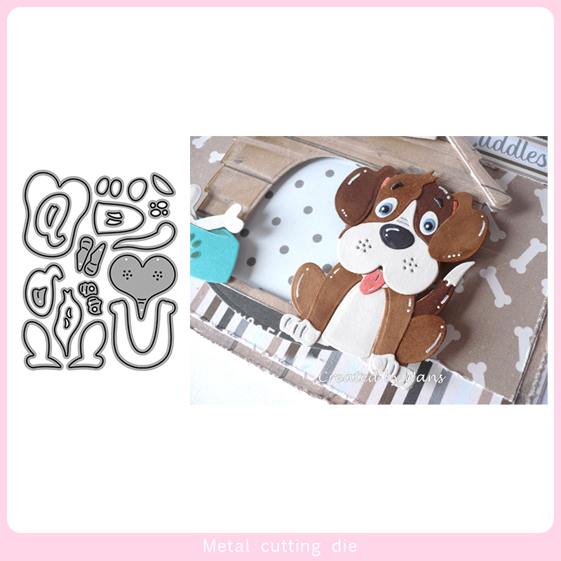 Cute Animal Dog Metal Cutting Dies for DIY Scrapbo... – Vicedeal