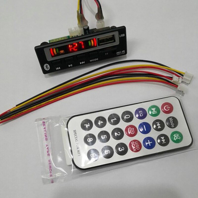 MP3 WMA WAV Bluetooth 5.0 Decoder Board 5V 12V Wir... – Grandado