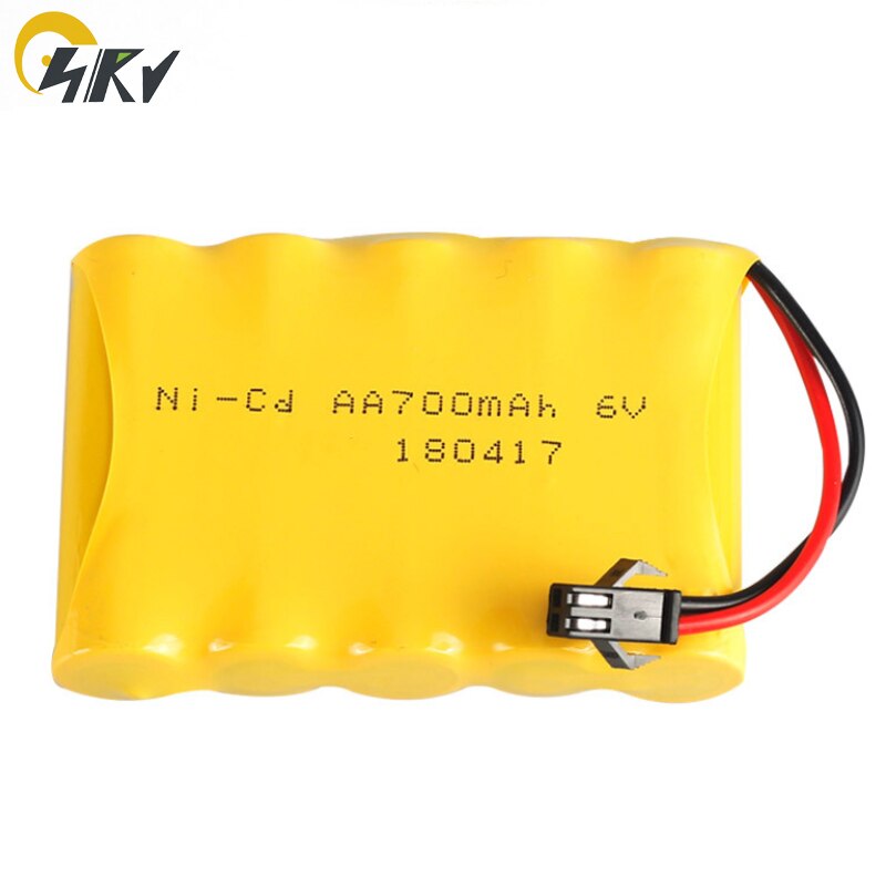 6V NICD AA 700mAh Rechargeable RC Toys Battery 6V ... – Vicedeal