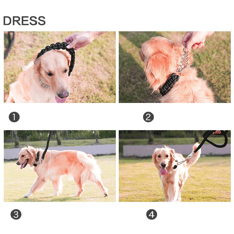 Sterke Medium Grote Hond Lood Keten Nylon Weave Hu... – Vicedeal
