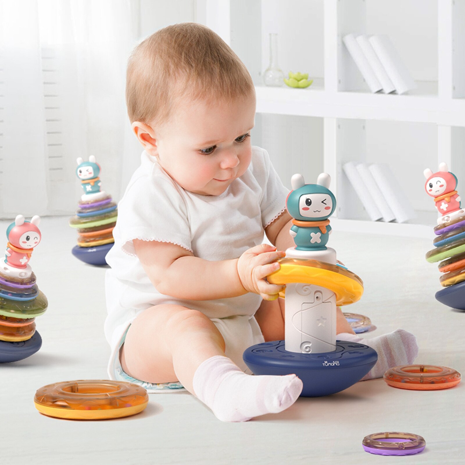 Stack & Learn Educational Activity Toy for Infants... – Vicedeal
