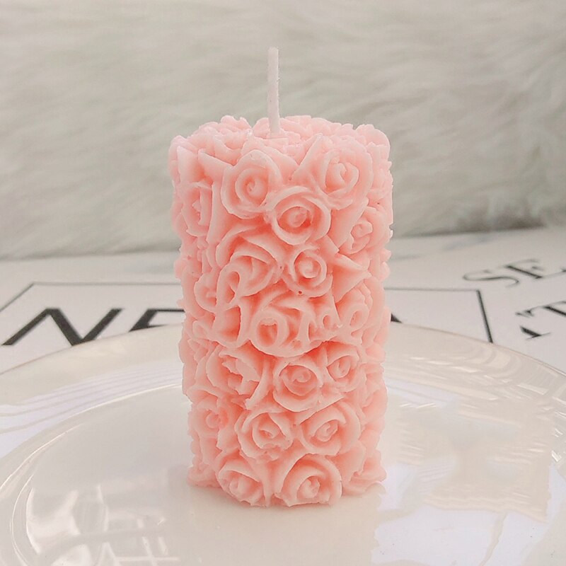 3d rose blomsterlys silikonform diy gips gipsform ... – Grandado