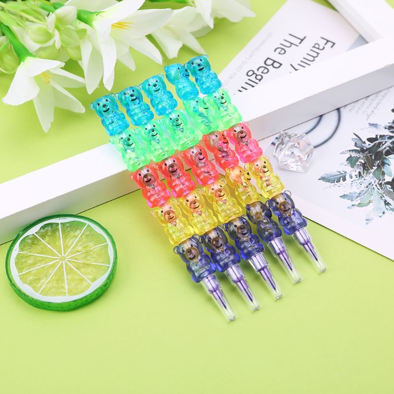 4Pcs/set Stationery Cute Panda Shape Crayon For Sc... – Grandado