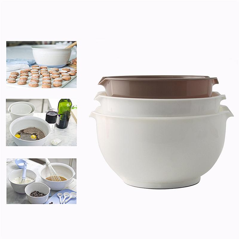 3pcs/Set Kitchen Egg Flour Mixing Bowls Fruit Sala... – Vicedeal