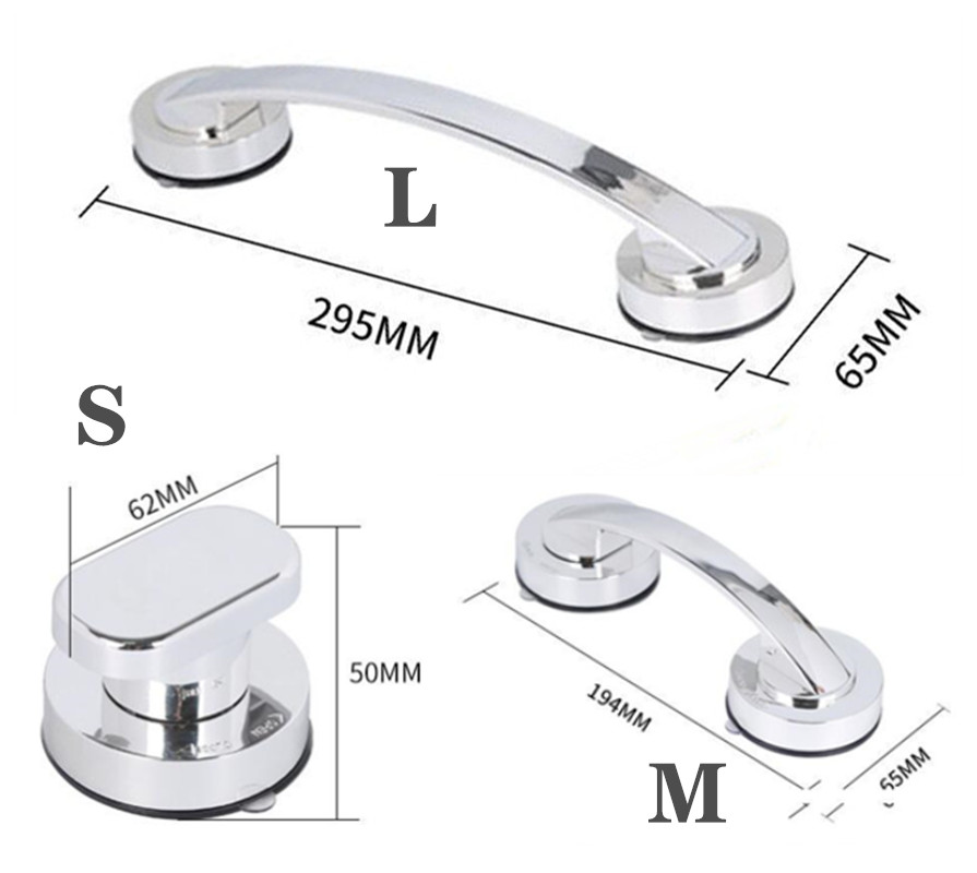 Bath Safety Handle Suction Cup Handrail Grab Bathr... – Vicedeal
