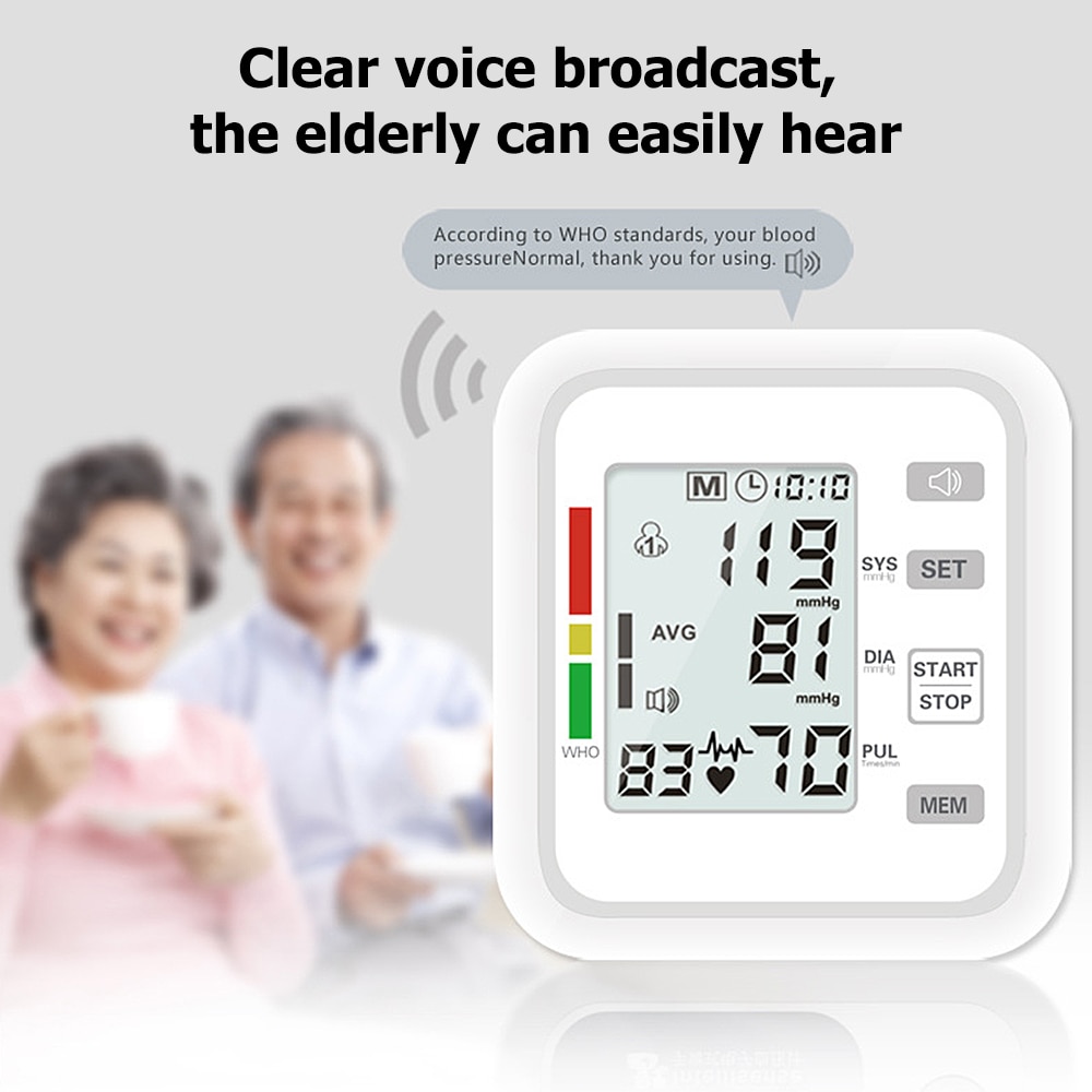 In Stock LCD Display Household Digital Blood Press... – Grandado