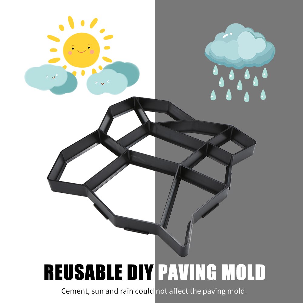 Paving Mould Brick Stone Road Path Maker Mould DIY... – Vicedeal
