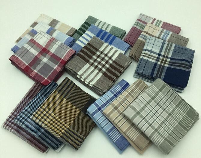 5 stk/parti 40*40cm tynne 100% bomull lys farge h... – Vicedeal