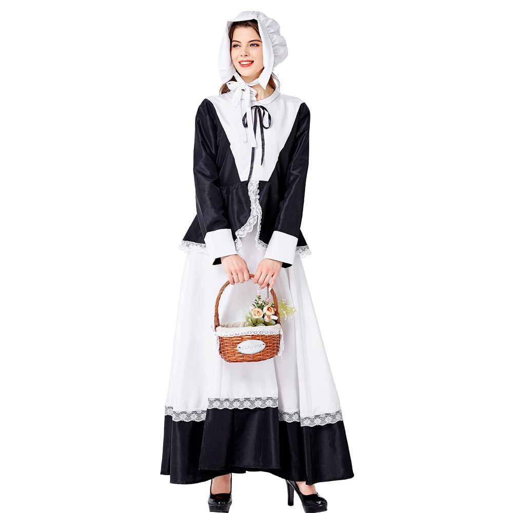 Halloween costume European Manor maid costume beer... – Grandado