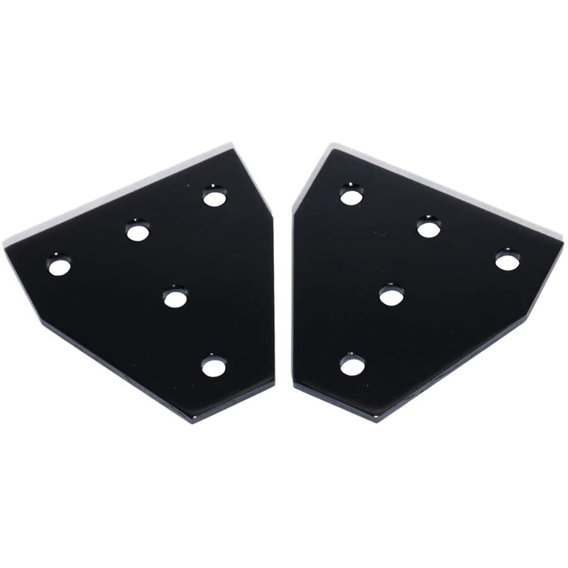 2 Pcs / Batch 5 Hole Black Connector Plate Plate C... – Grandado
