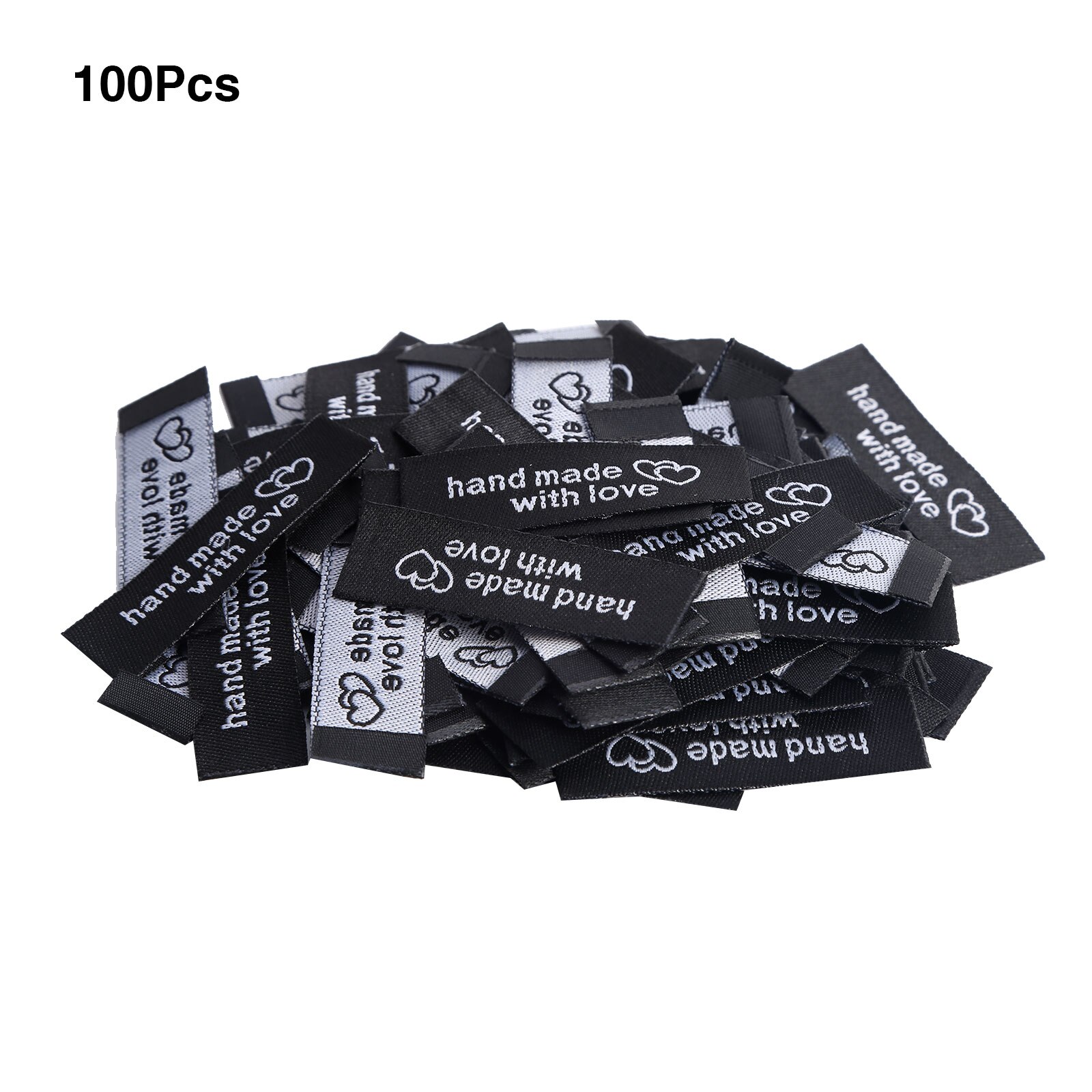 100Pcs Pants Labels Double Heart Patterns Trousers... – Grandado