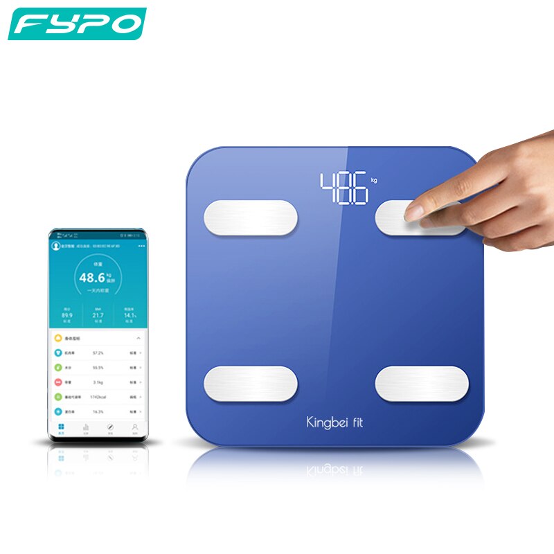 Bluetooth Body Fat Scale Smart Bathroom Scales Bod... – Vicedeal