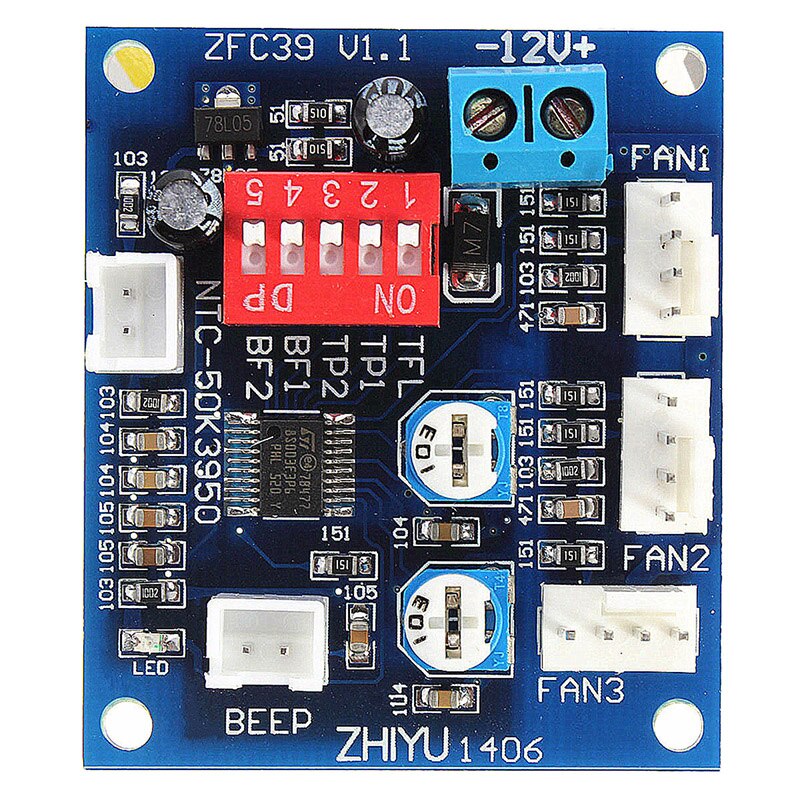 12V PWM PC CPU Fan Temperature Control Speed Contr... – Grandado