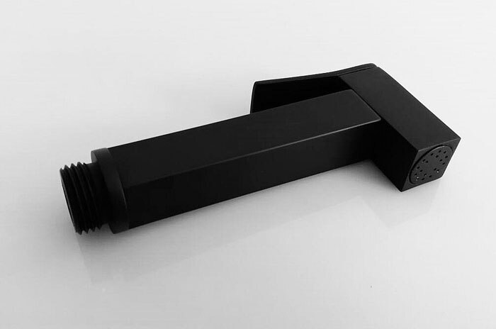 black angle valve and Toilet Bidet square Sprayer ... – Grandado