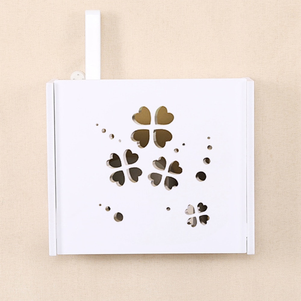 Wireless Wifi Router Storage Box PVC panel Shelf W... – Grandado