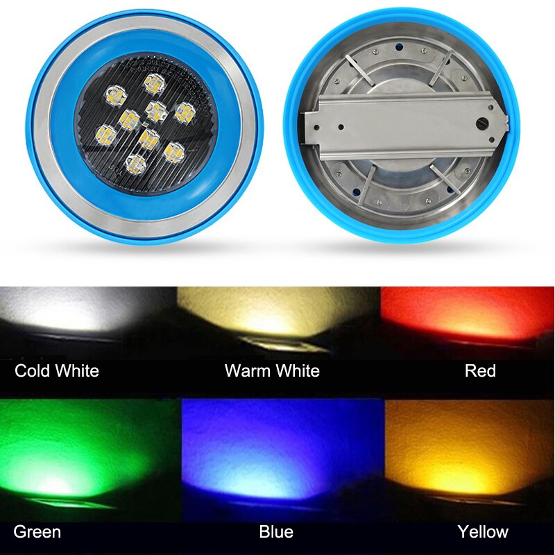 9W RGB waterproof lighting pool light IP68 waterpr... – Grandado