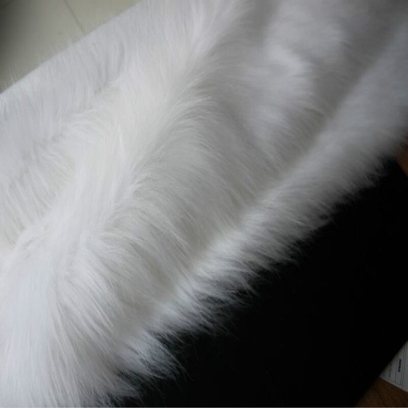 9cm Pure white fur plush fabric for cospaly show c... – Grandado