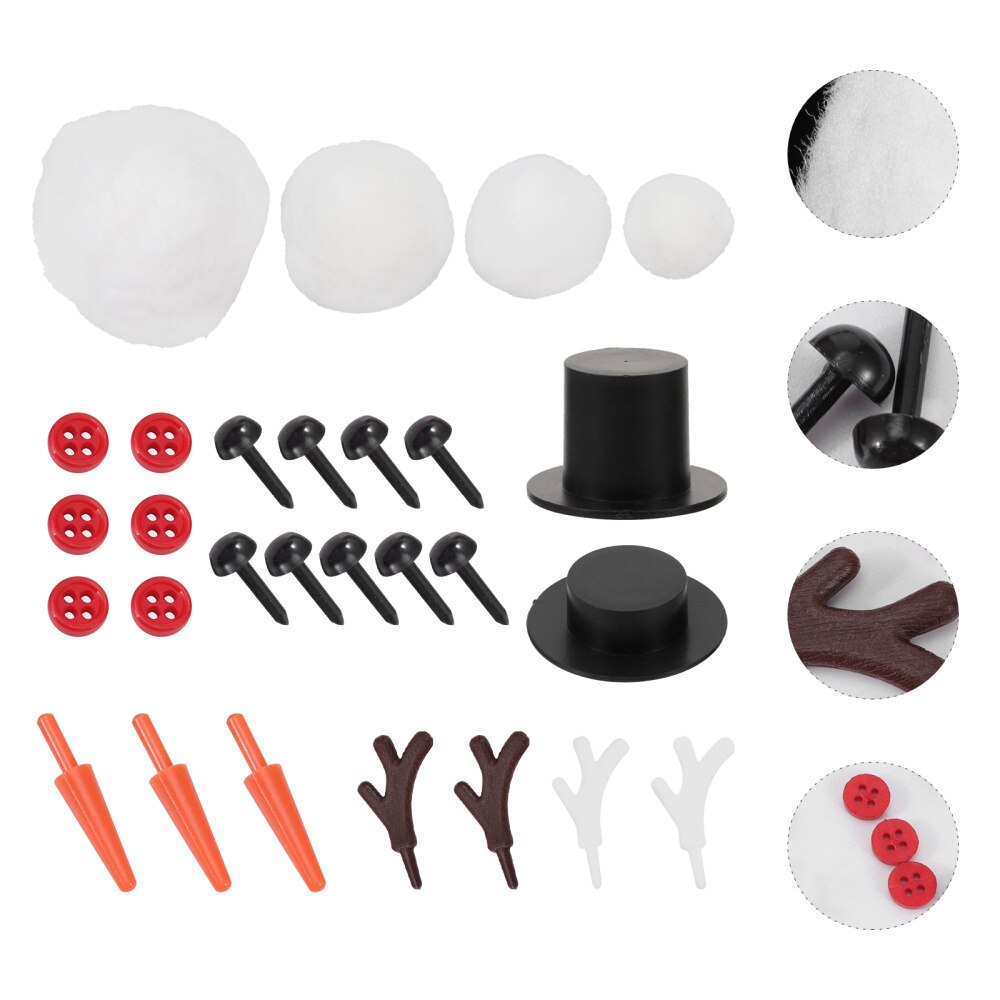 3 Sets Funny Christmas DIY Material Christmas Snow... – Grandado