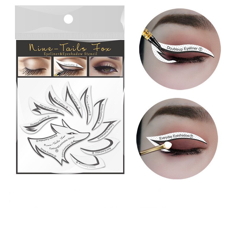 12 painting Eye Makeup Stencils arrow Eyeliner Tem... – Grandado