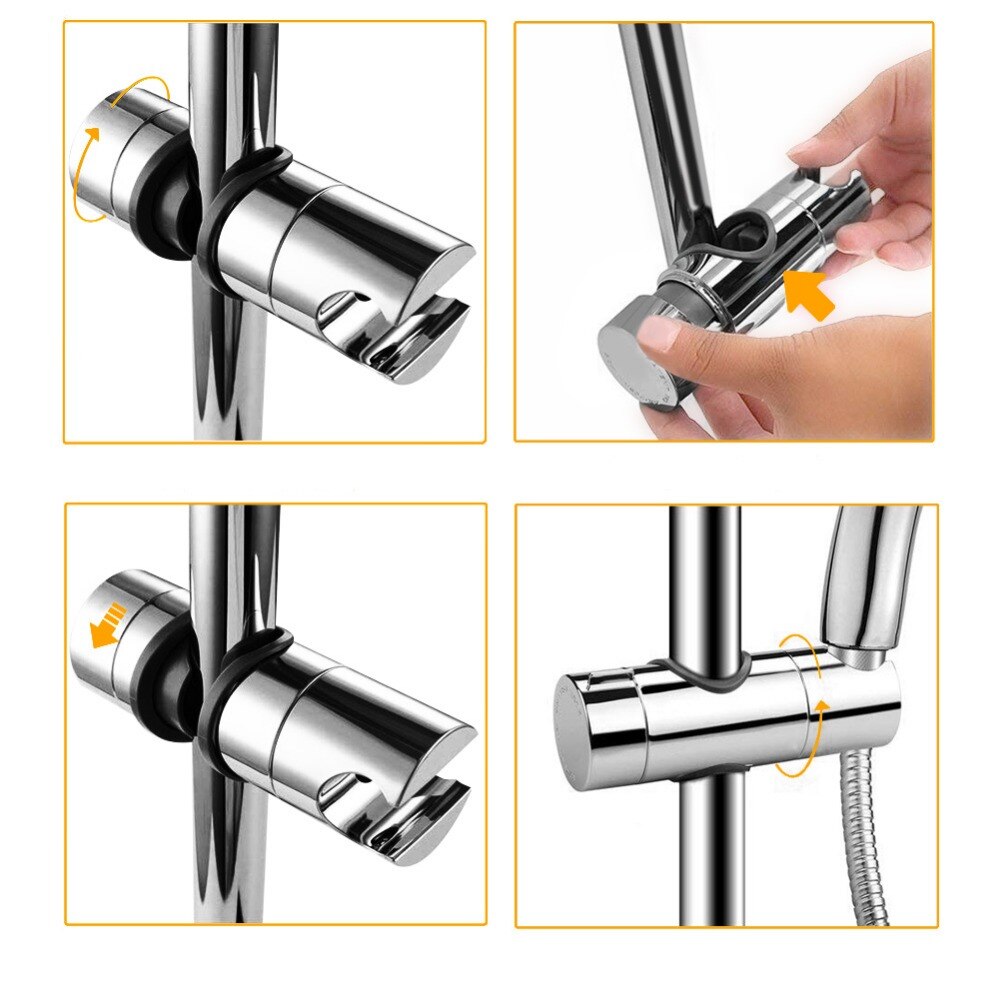 Verstelbare 18 ~ 25mm ABS Chrome Plastic Douche Sl... – Vicedeal