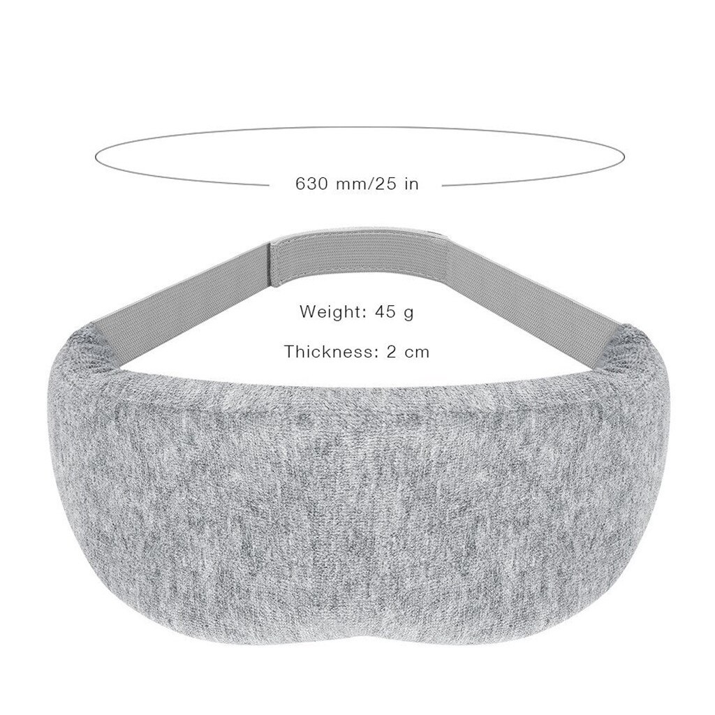 3D Slapen Oogmasker Hap Ultra-Zacht Zijderups Slap... – Grandado