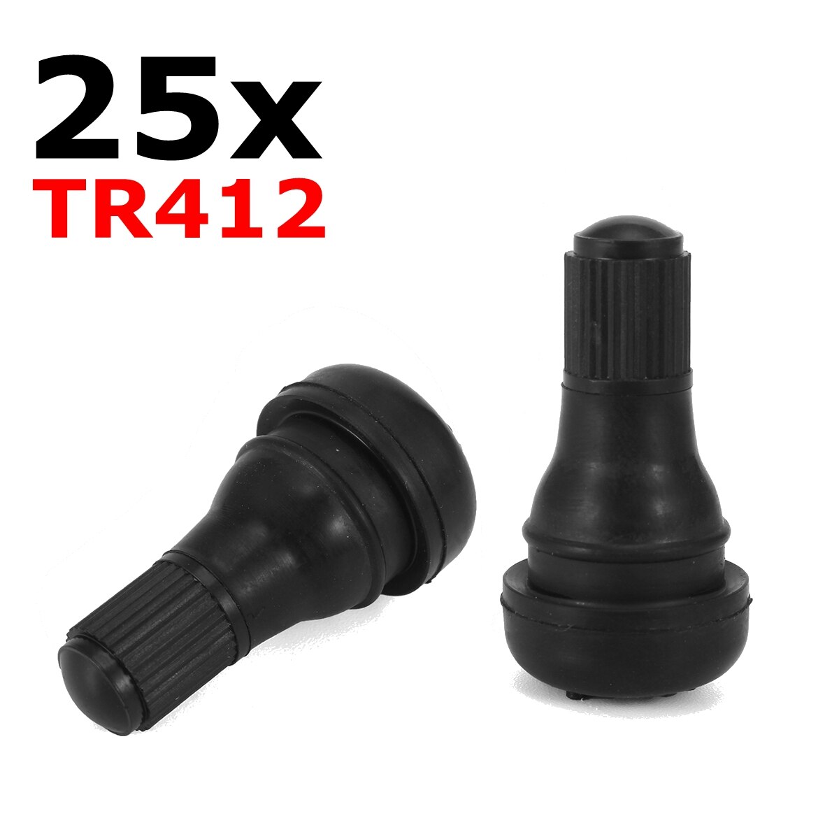10/25Pcs TR412 Snap-in Car Tubeless Tyre Valve Ste... – Vicedeal