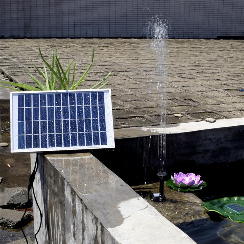 Solar Water Fountain 380L/H Solar Fountain Garden ... – Grandado