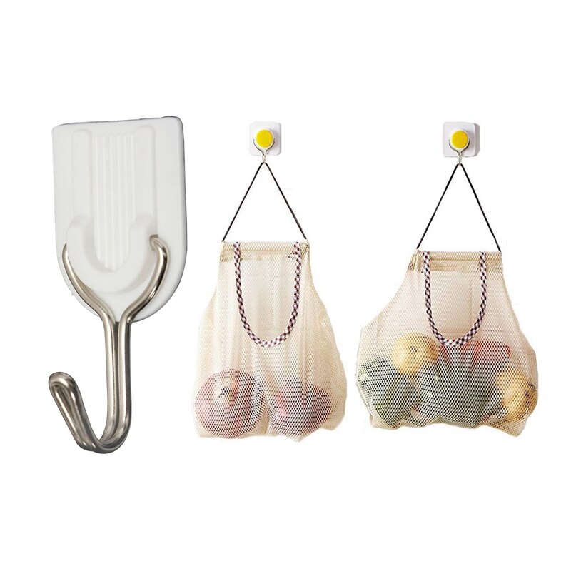 6Pcs Muur Deur Haak Handdoek Houder Zelfklevende L... – Grandado