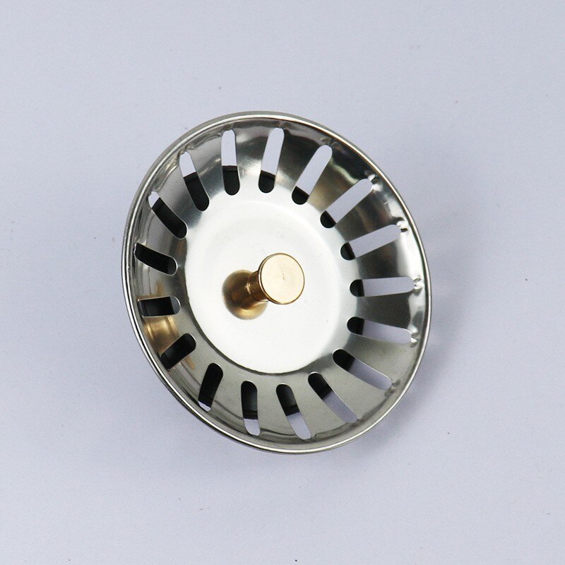 1 stk køkkenvask i rustfrit stål, filter prop, aff... – Grandado