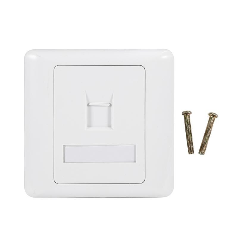 86 Type Port Rj45 Wall Face Plate Ethernet Network Vicedeal