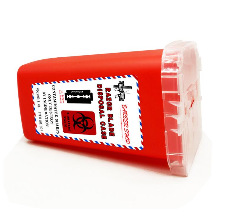 barbershop waste blade storage box used blade recy... – Grandado