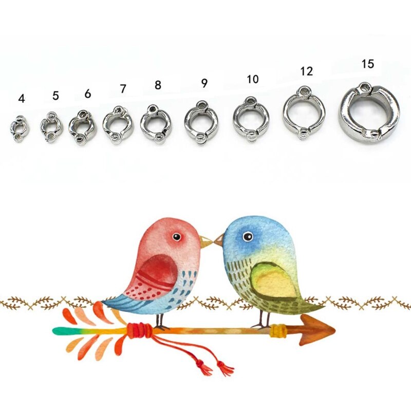 50 Pcs Legering Duif Bands Vogel Voet Ring Soorten... – Grandado