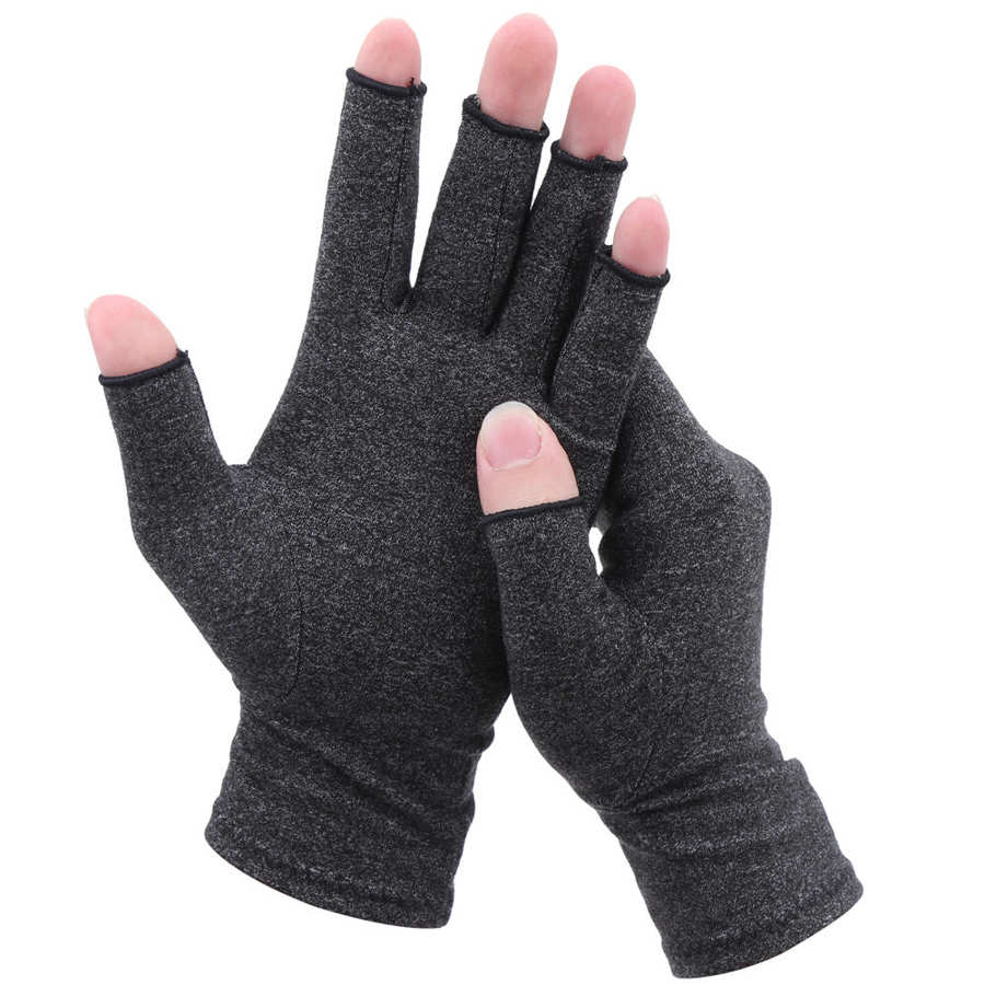 Gant de Compression d'arthrite à demi-doigt gants ... – Grandado