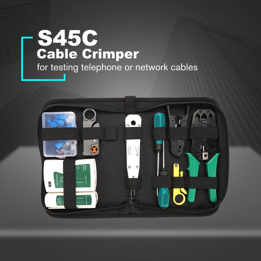14 pcs/set Portable LAN Network Repair Tool Kit Ut... – Vicedeal