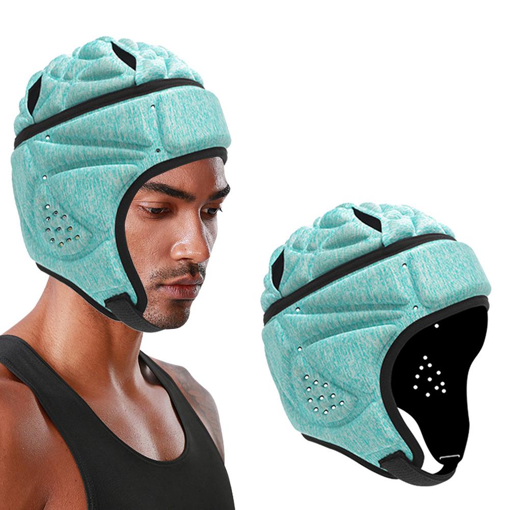 Zachte Gewatteerde Rugby Helm Verstelbare Hoofddek... – Vicedeal