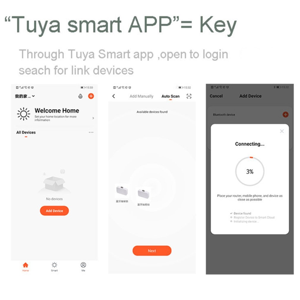 T1 TUYA APP Smart Drawer Lock Sticky File Cabinet ... – Grandado