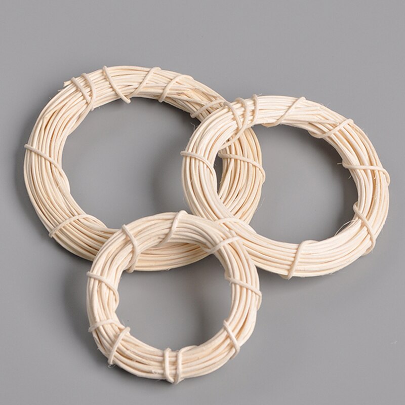 'The Best' DIY Crafts Natural Rattan Wreaths White... – Grandado
