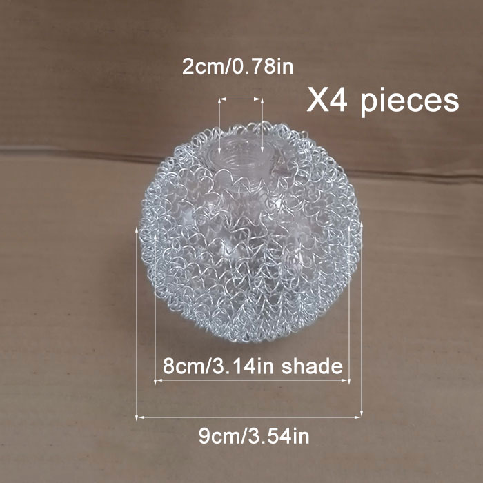 Globe clear G9 glass lampshade replacement with Al... – Vicedeal
