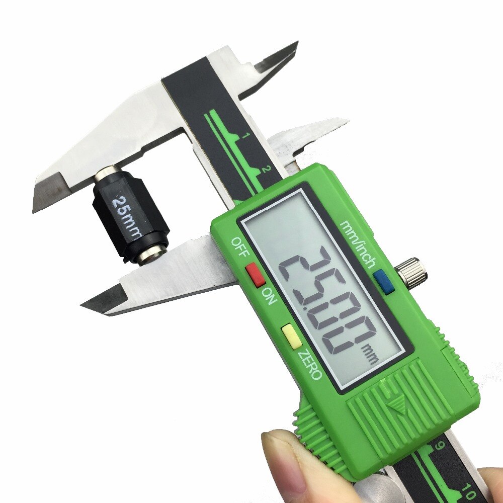 Green color digital caliper 0-150mm 6inch electron... – Vicedeal