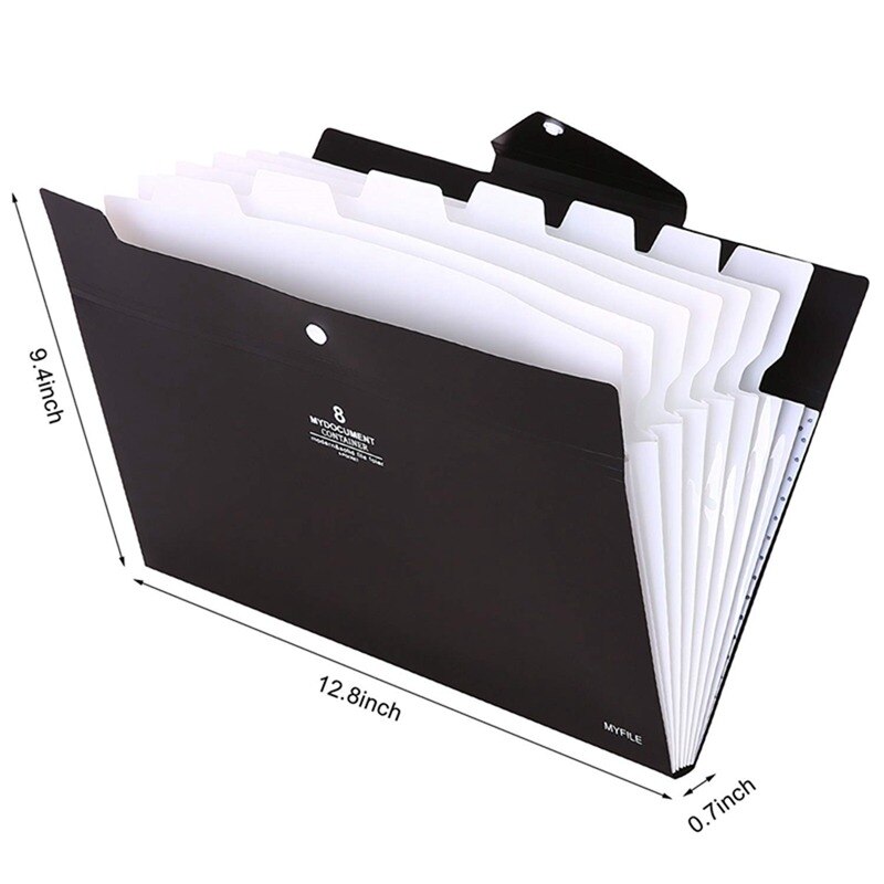 Document Folder Holder Organizer Fastener Office S... – Vicedeal